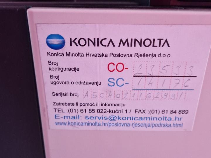 | Printer Konica bizhub C224e | - Audio, video i foto oprema - Burza Oglasi
